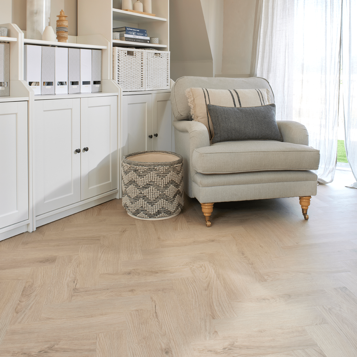 Select Oak Herringbone LVT | J2 Flooring